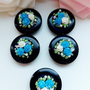 Handmade Button Set 5 Pc - Colorful and Unique Buttons for Sewing and ...