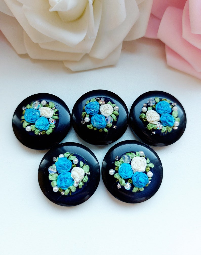 Handmade Button Set 5 Pc Colorful and Unique Buttons for - Etsy