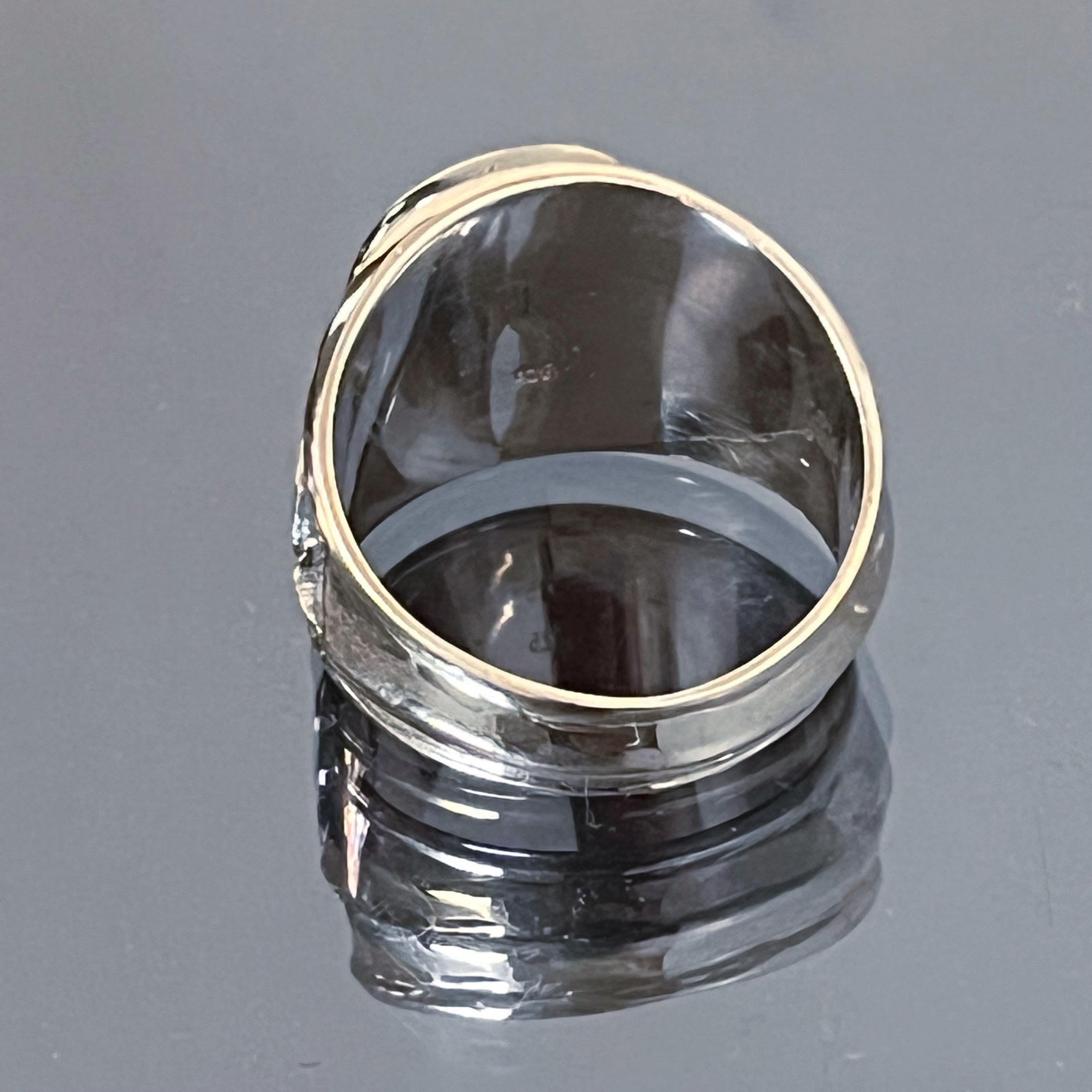 Red Templar Cross Knight Ring: Domine Non-nobis, Sterling Silver ...