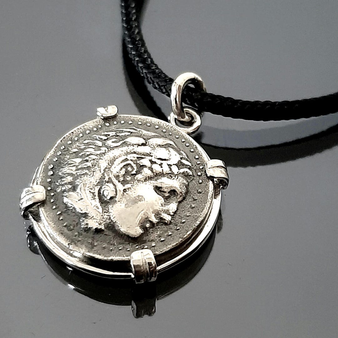 Ancient Greek Coin, Alexander the Great Necklace, Greek Coin, Alt ...