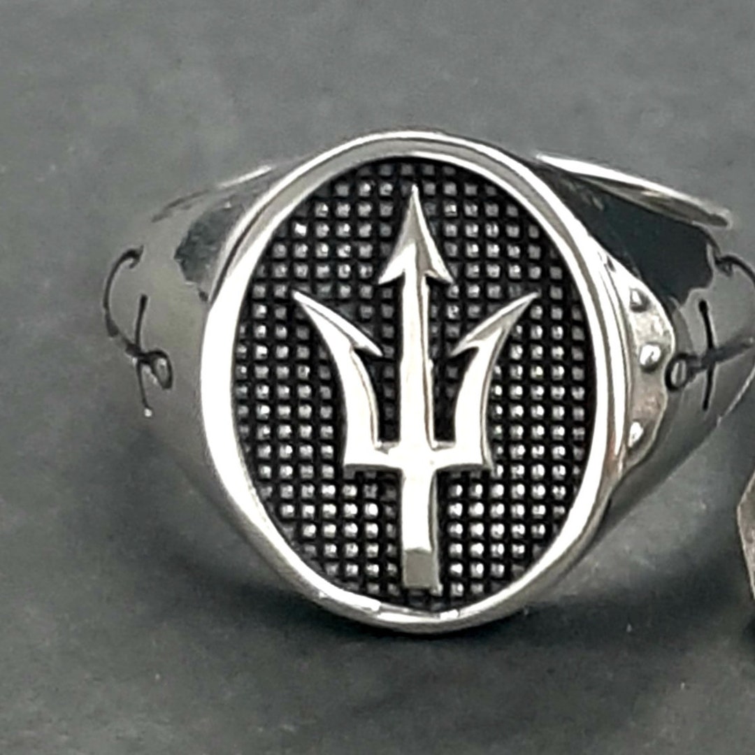 Trident Ring, Poseidon's Trident Ring, the Chevalier Trident Diver's ...