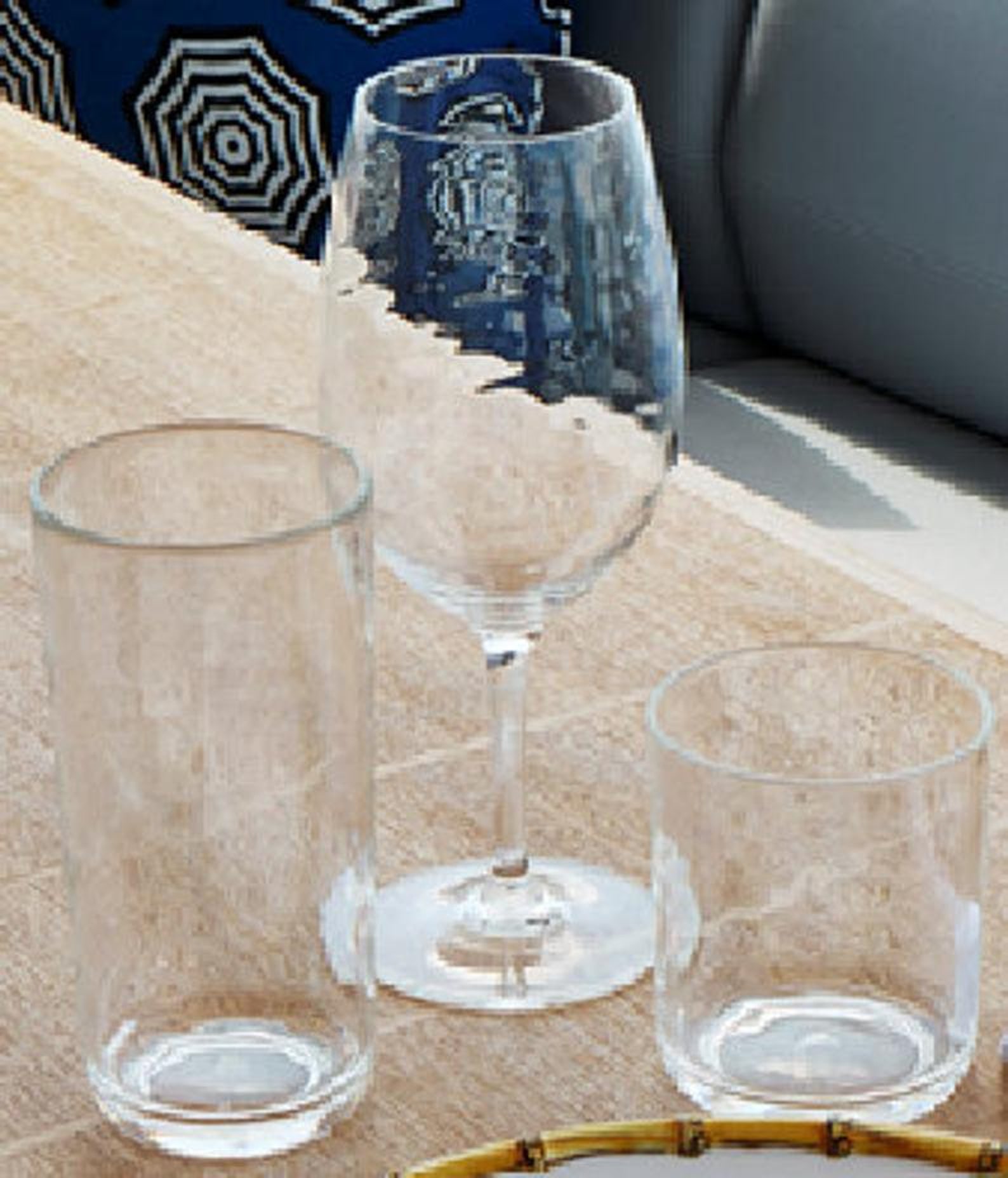 Clear Acrylic Glassware, Outdoor Drinkware, Set of 6 Whiskey Glasses - Etsy