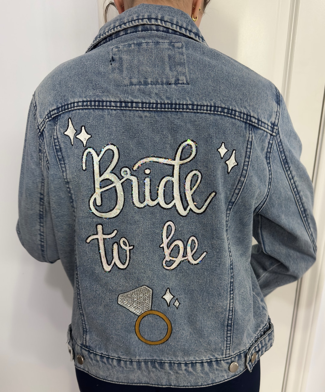 Custom Painted Jean Jacket, Hand Painted Jean Jacket, Painted Jacket ...