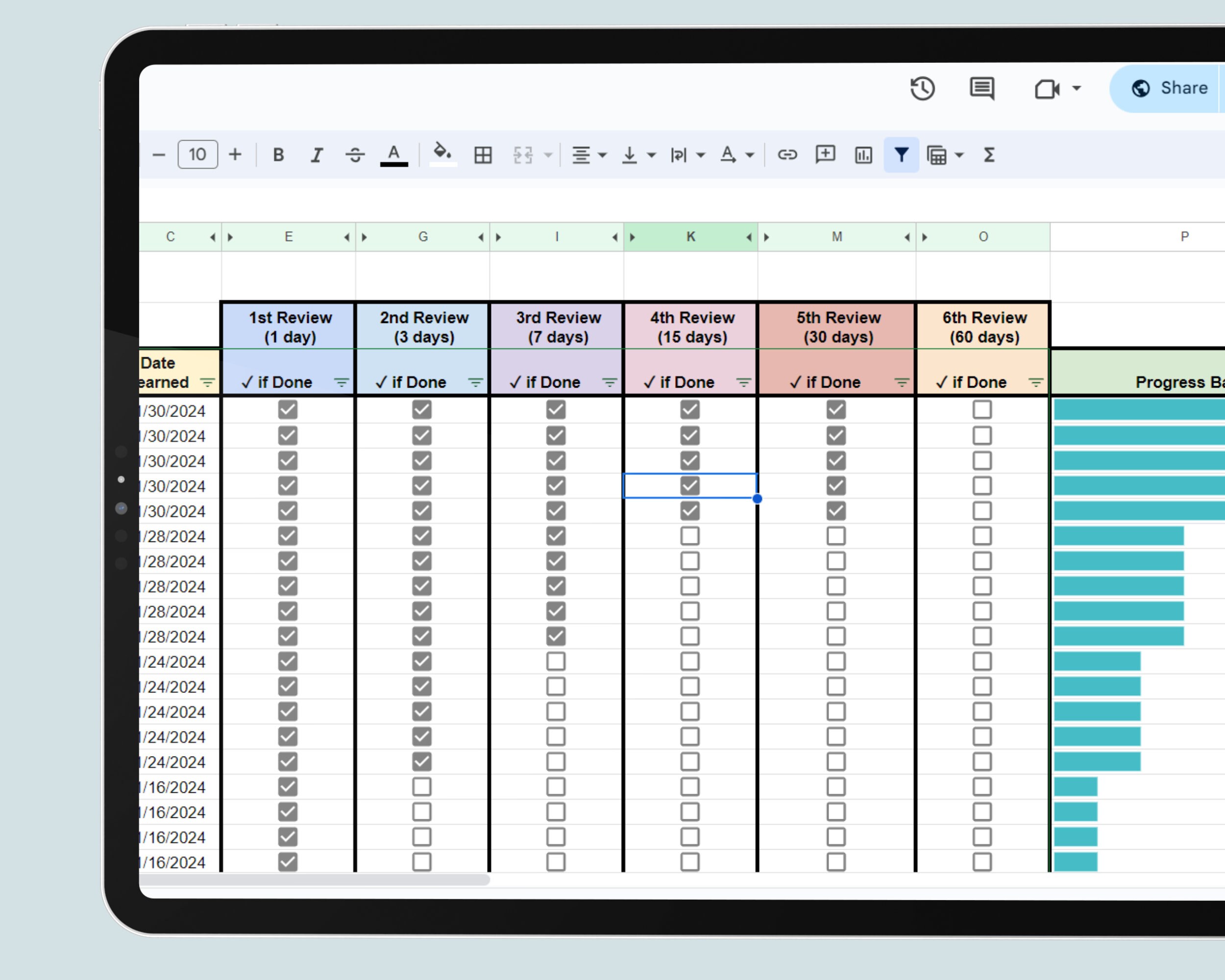 Spaced Repetition Language Vocabulary Tracker and Study Tool - Etsy
