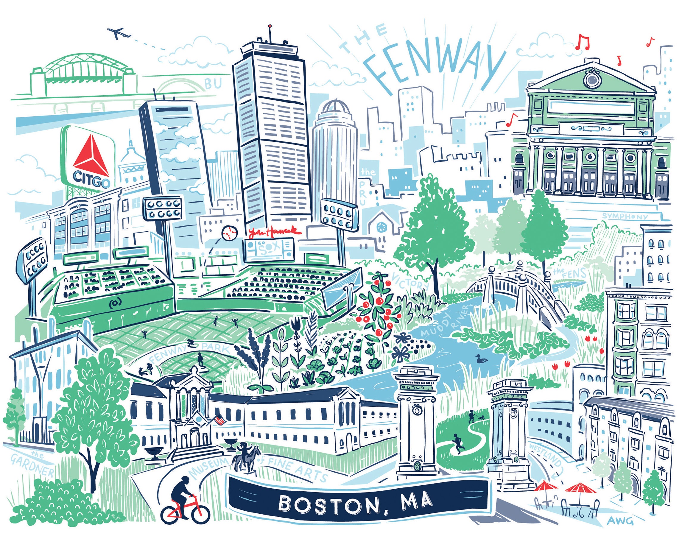 Boston – Fenway • Art Print / Poster / Wall Decor - Etsy