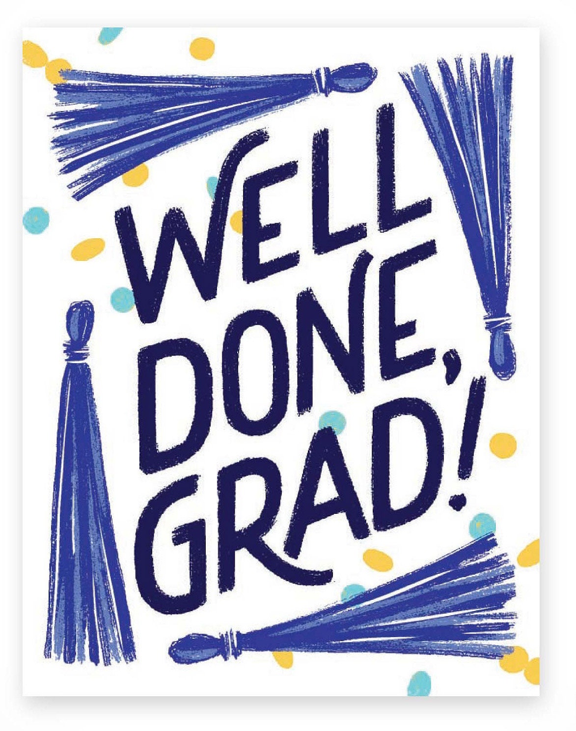 Well Done, Grad Single Card - Etsy
