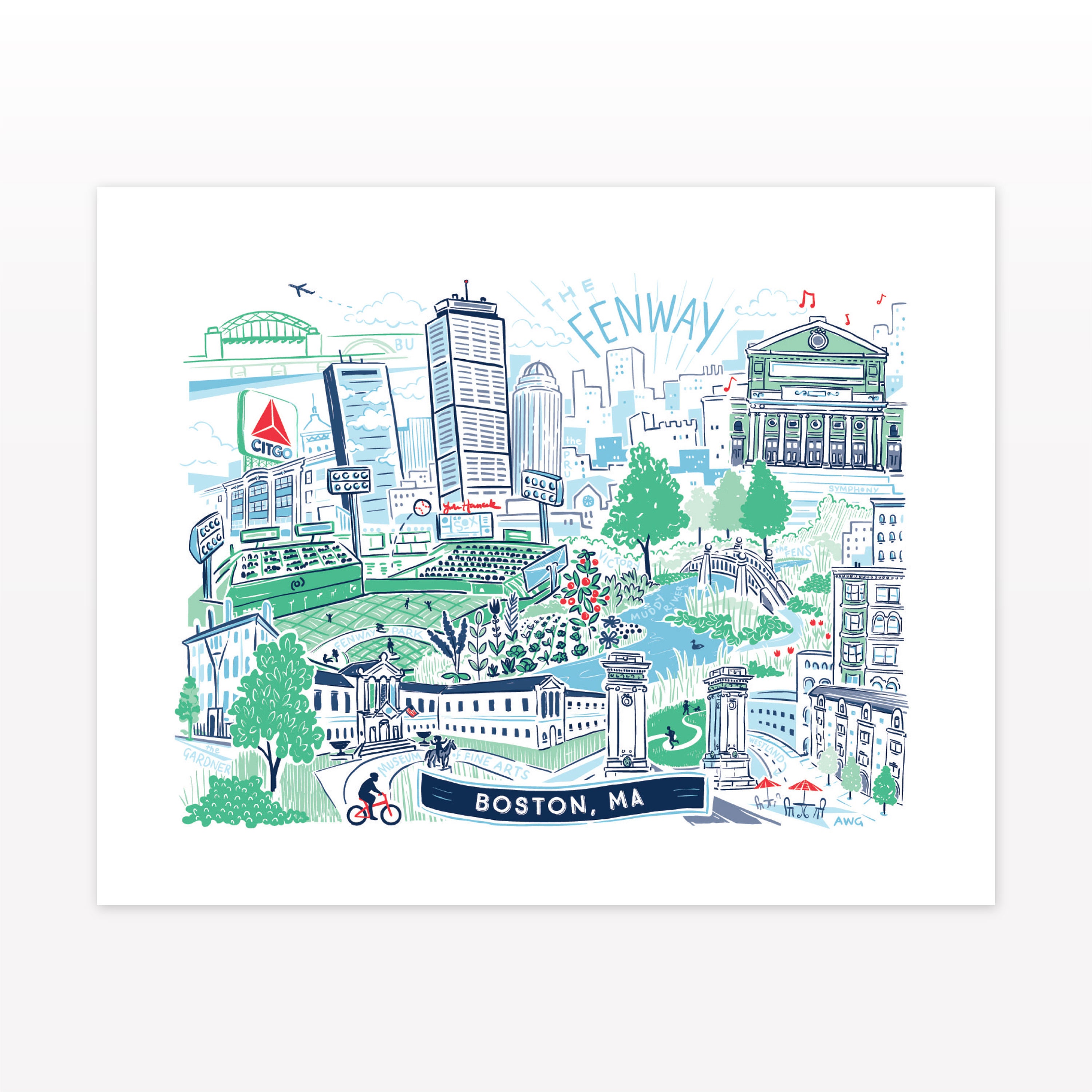 Boston – Fenway • Art Print / Poster / Wall Decor - Etsy