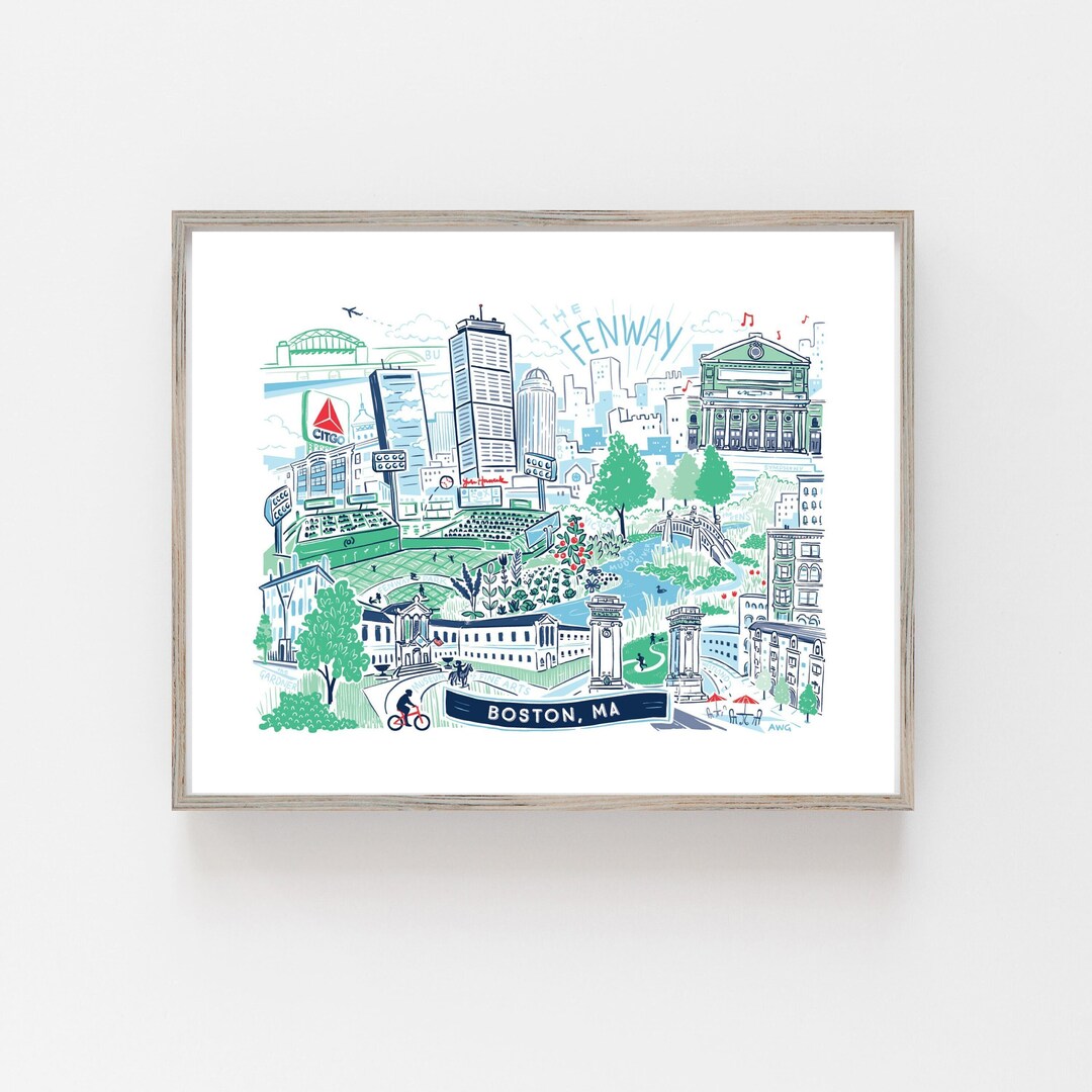 Boston – Fenway • Art Print / Poster / Wall Decor - Etsy