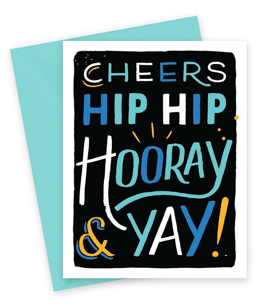 Cheers Hip Hip Hooray & Yay Single Card - Etsy