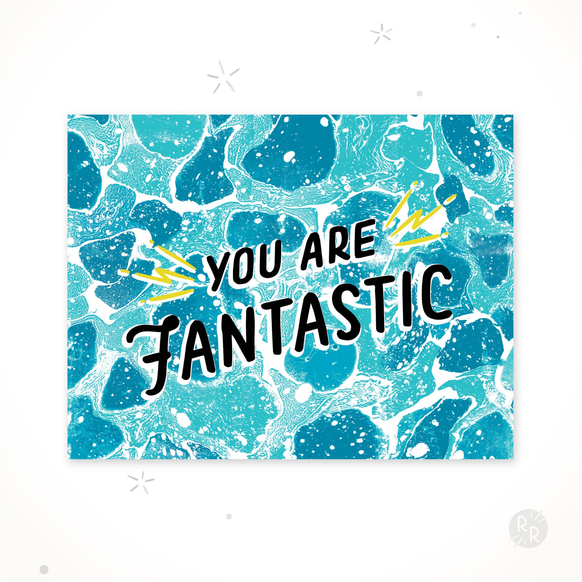 You Are Fantastic single card | Etsy