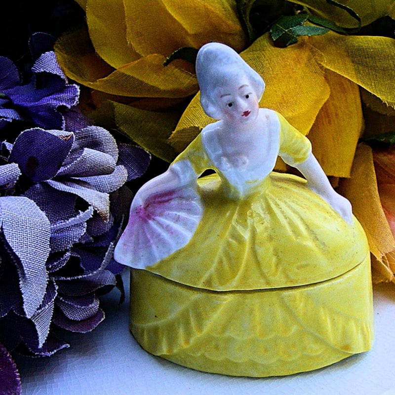 Porcelain Half Doll - Etsy