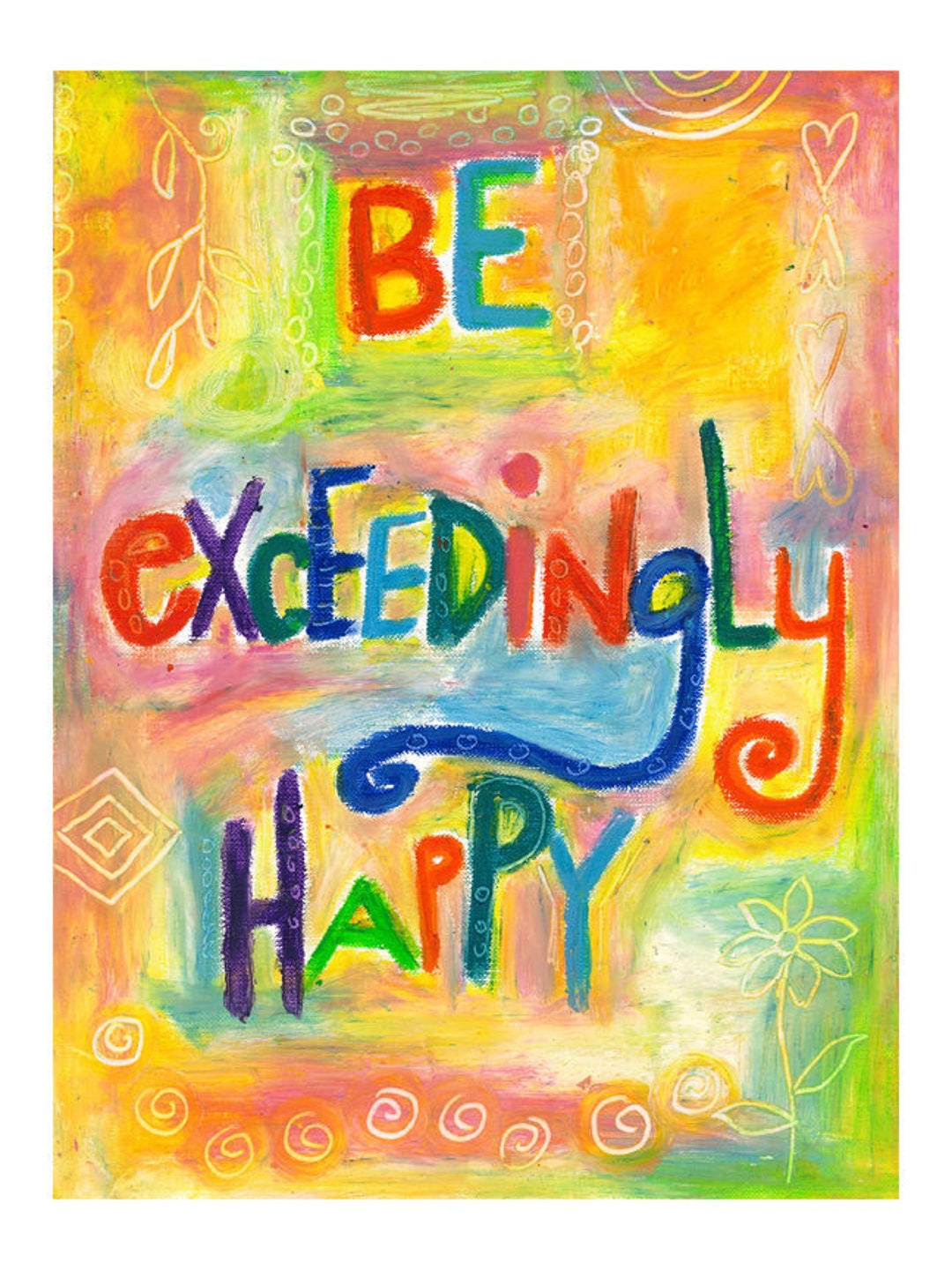 Be Exceedingly Happy #026 - Etsy