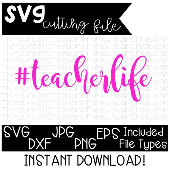 Teacher Life SVG File Teacher teacherlife Teaching | Etsy