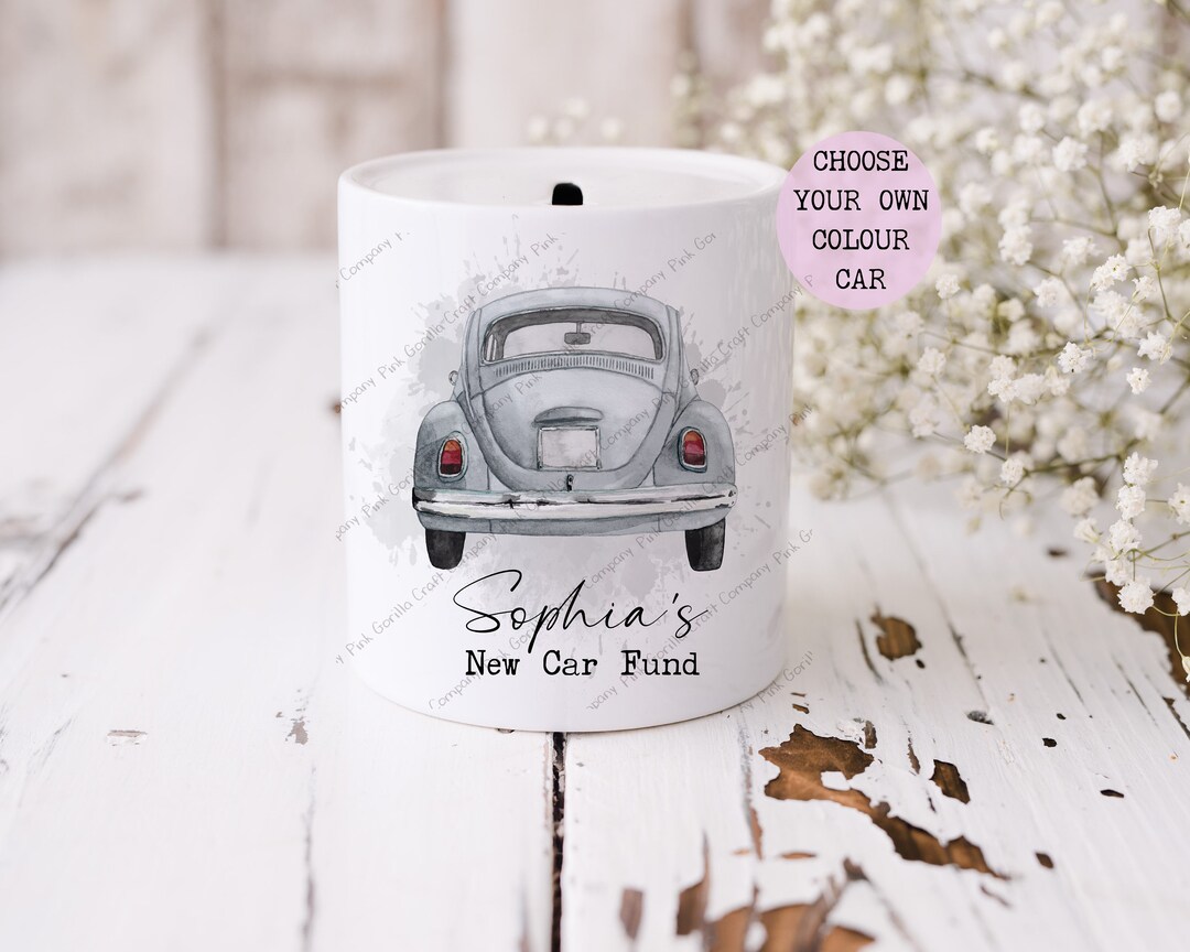 Money Box, Personalised Money Box, Coin Bank, Car Money Box, Piggy Bank ...