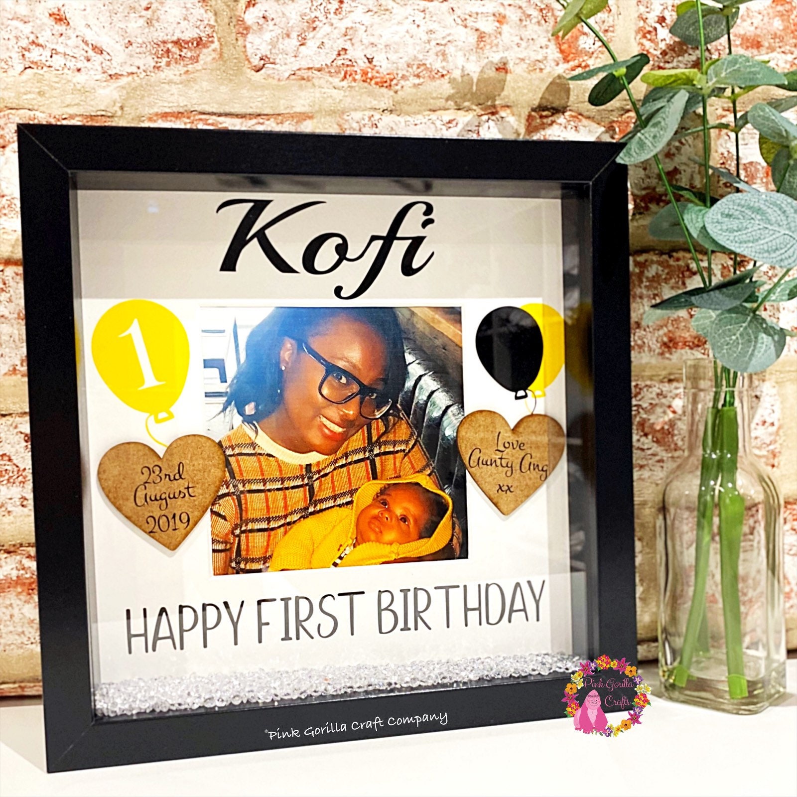 Birthday Frame 1st Birthday Frame First Birthday Gift - Etsy UK