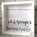 Personalised Money Box Frame, Honeymoon Fund Frame, Wedding Fund Frame ...