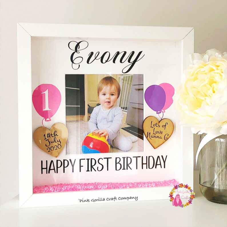Birthday Frame 1st Birthday Frame First Birthday Gift - Etsy UK