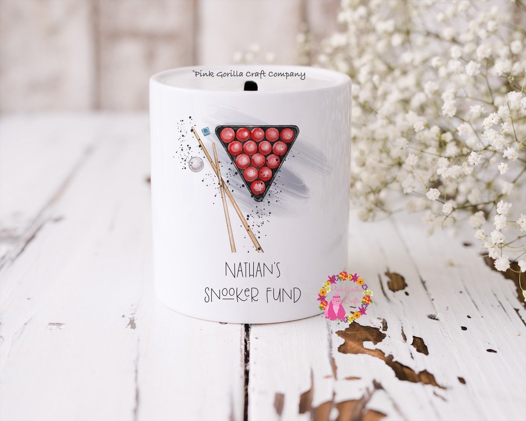 Money Box Personalised Money Box Coin Bank Snooker Money - Etsy