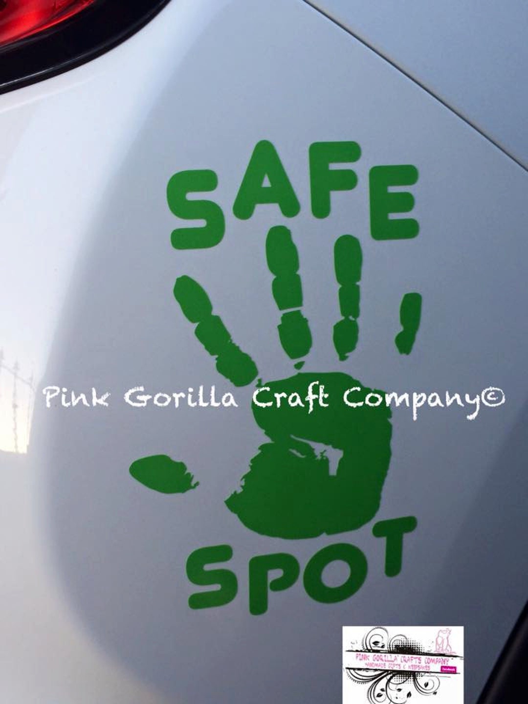 Safe Spot Car Decal, Car Safety Sticker, Car Sticker, Child Car Sign ...