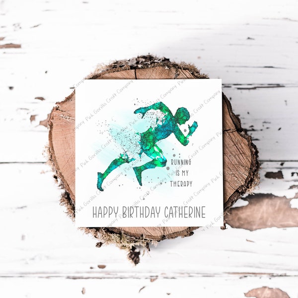 Runner Birthday Card - Etsy UK