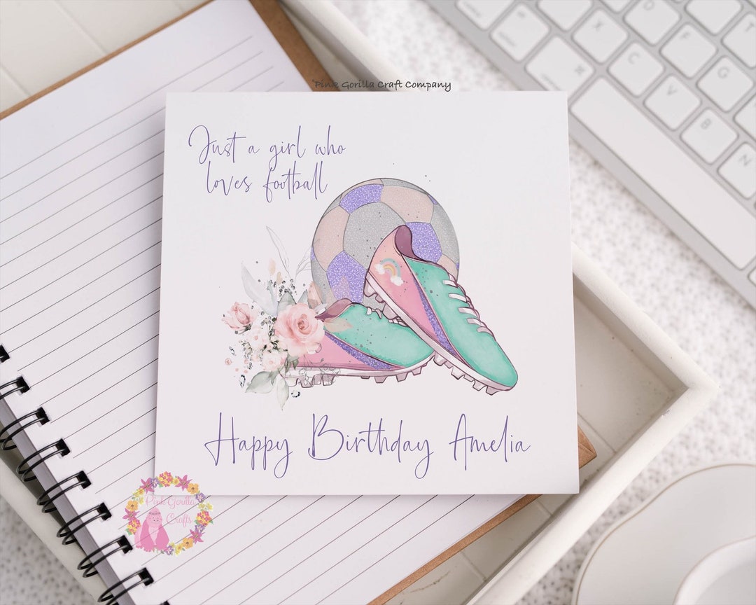 Birthday Card Football Greeting Card Football Birthday Card - Etsy