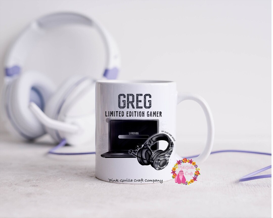 Personalised Limited Edition Gamer Mug, PC Gamer, Gamer PC, Gamer Mug ...