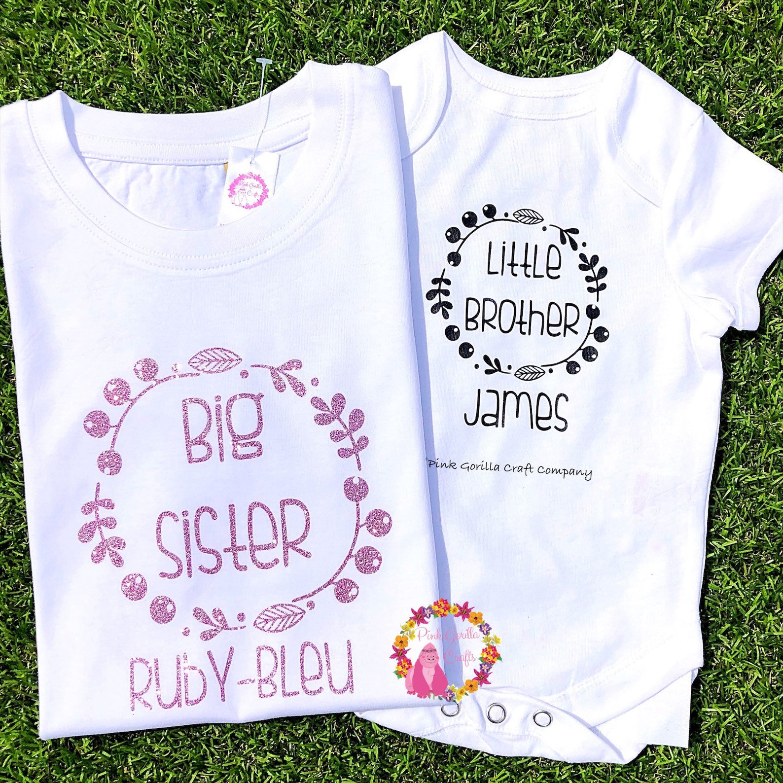 Sibling Tshirts Matching Sibling Set Brother Sister Tshirt - Etsy