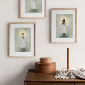 Pray Modern LDS Art Print - Etsy