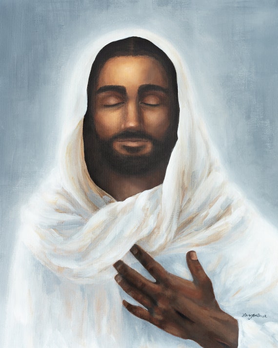 Redeemer-modern LDS Art Print | Etsy