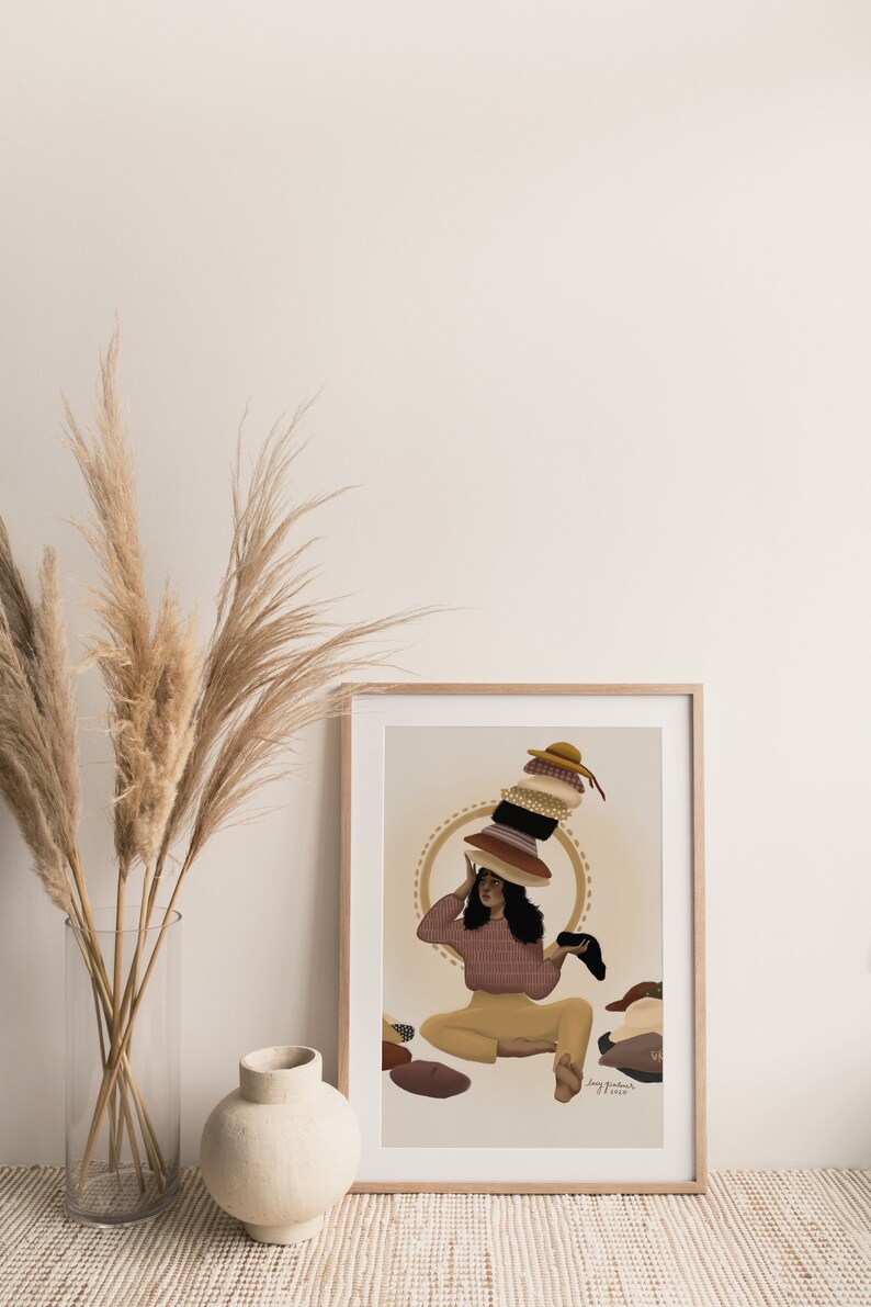 Many Hats Modern LDS Art Print - Etsy