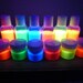 BLACKLIGHT PAINT Set of 6 Colors Body Paint Poster Paint Fluorescent Uv ...