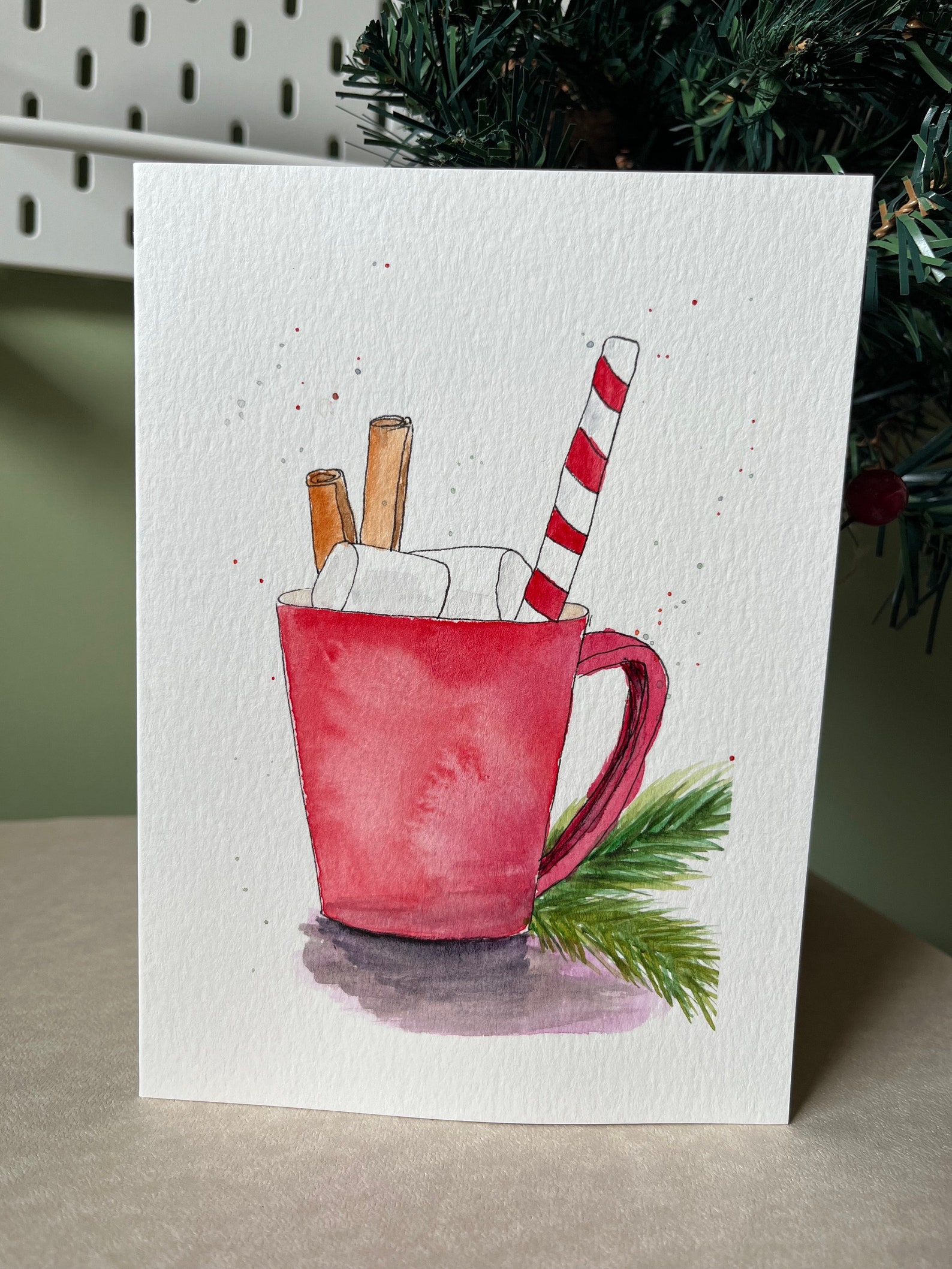 Winter Mug Card - Etsy