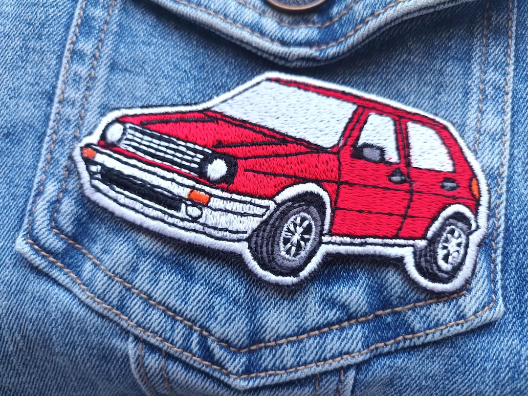 Old School Red Car Custom Punk Alternative Grunge Rock Jacket German ...