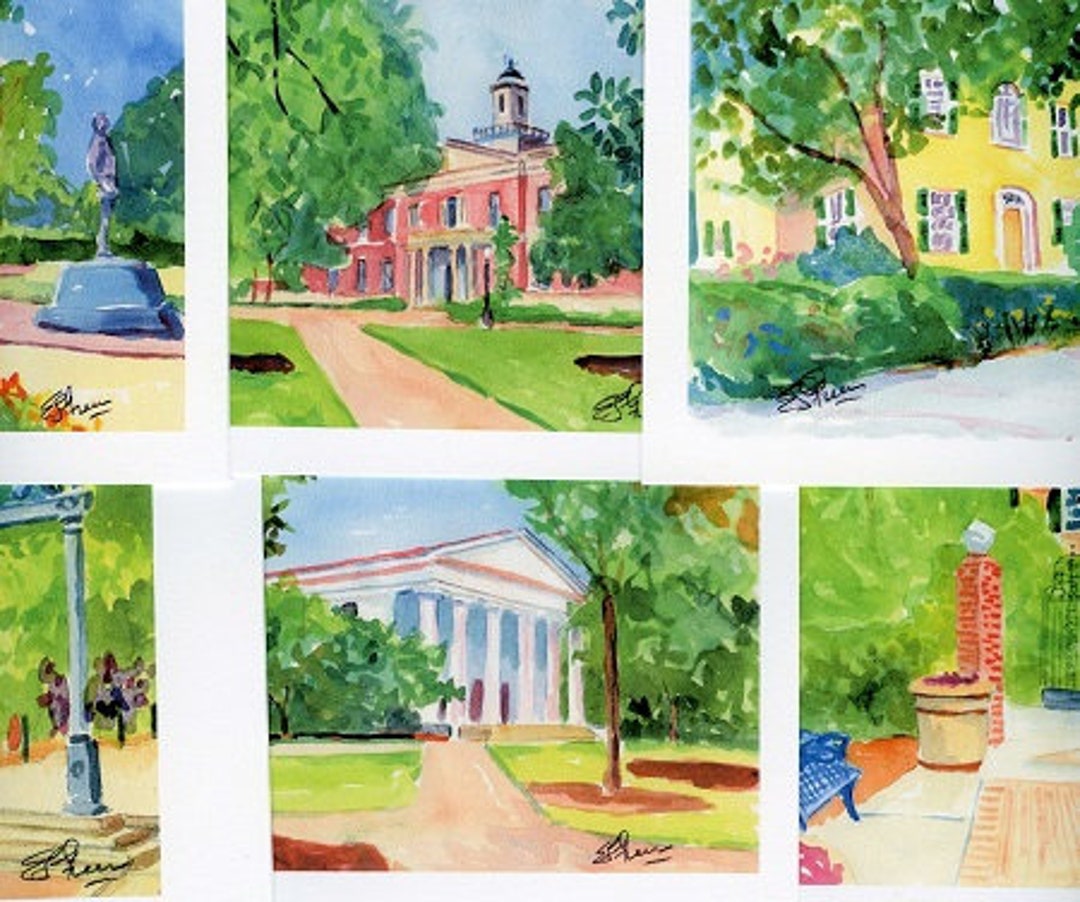 UGA university of Georgianote Cards With Envelopes. 6 Cards, Blank ...