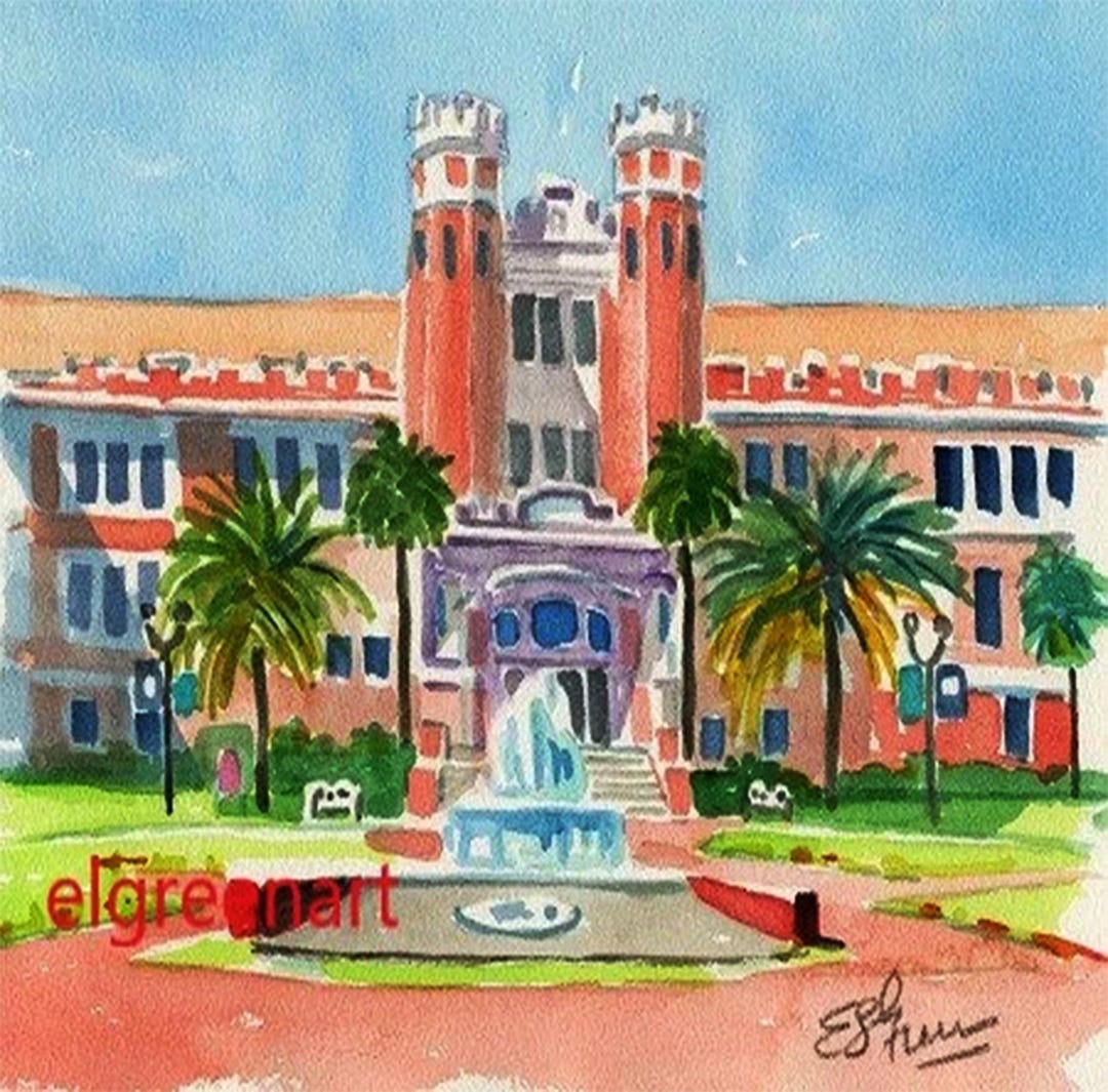 Florida State University (FSU) Note Cards With Envelopes. Giclée Prints ...