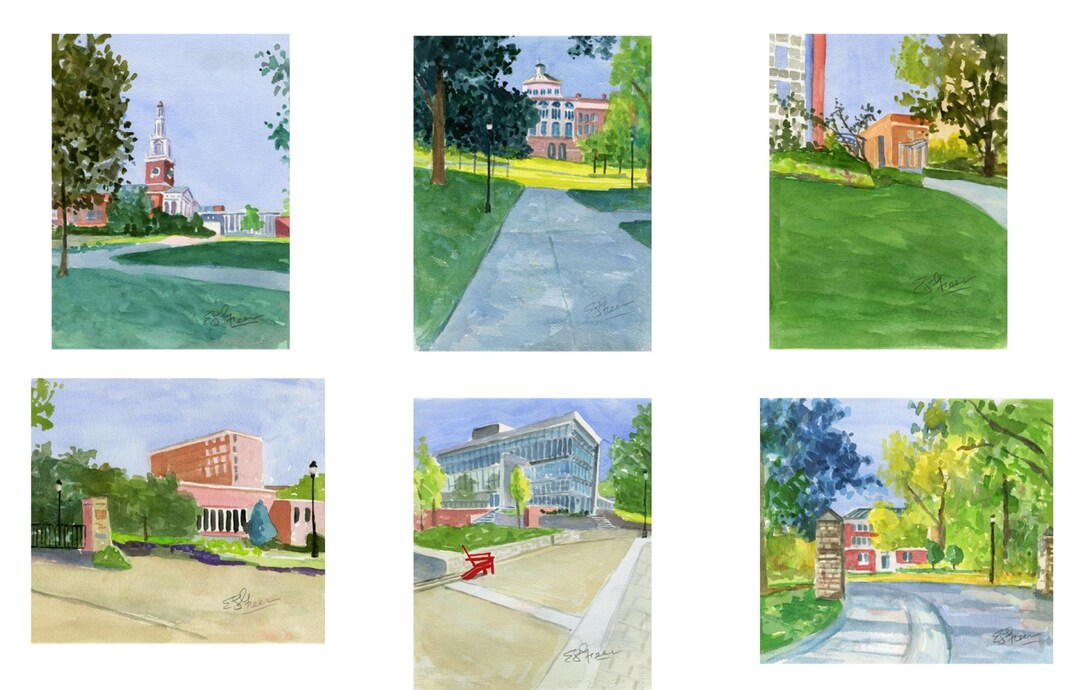 University of Kentucky (uky)-note Cards With Envelopes. Giclée Prints ...