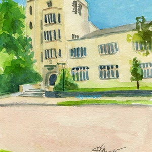 Indiana University-bloomington (IND). Note Cards With Envelopes. Giclée ...