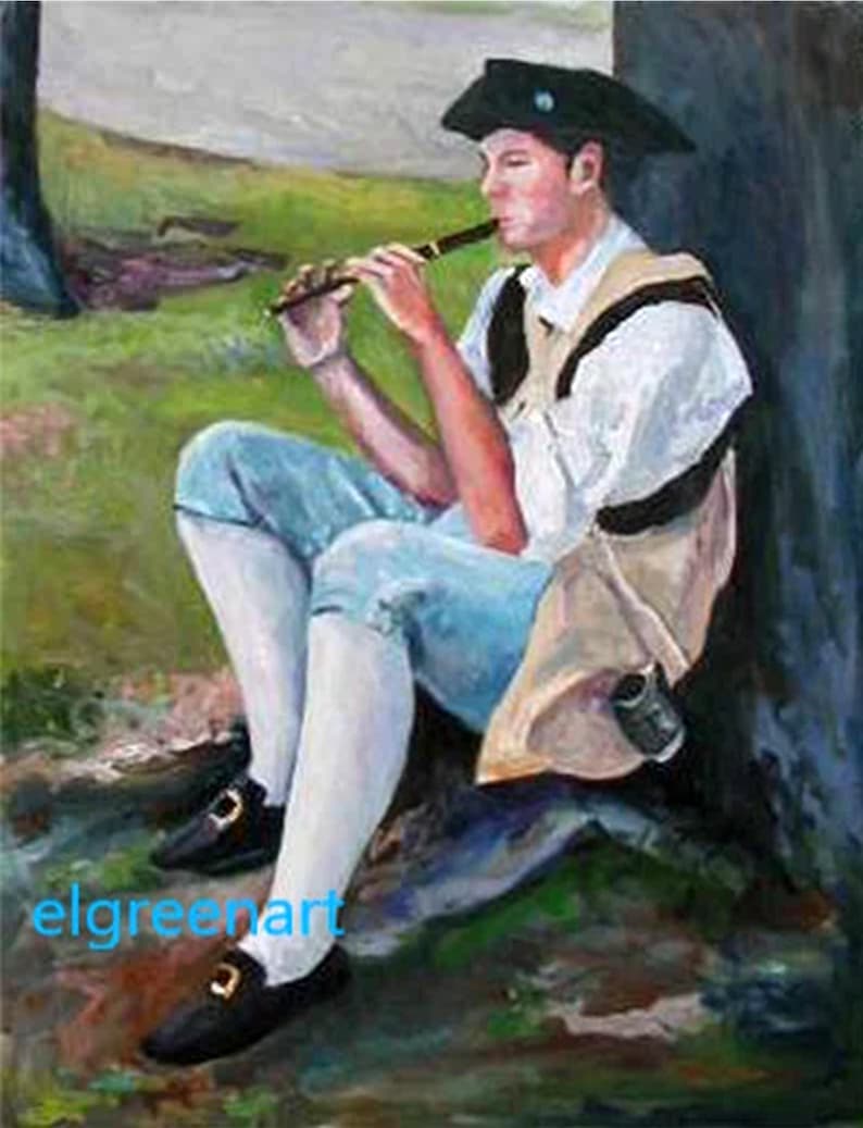 Colonial Williamsburg Giclée Print-baroque Recorder. Note Cards ...