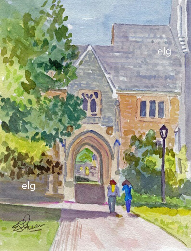 Duke University Note Cards With Envelopes.6 Note Cardsblank | Etsy