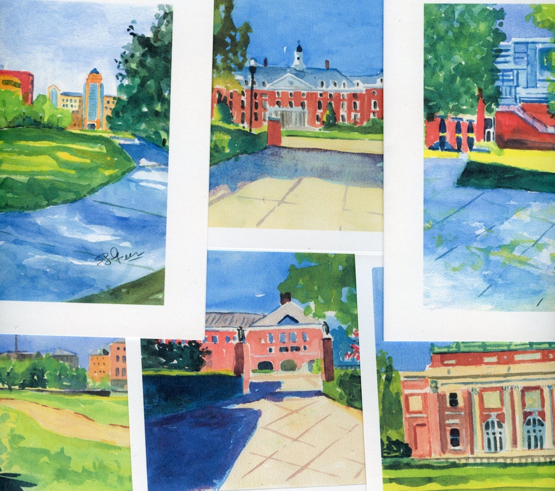 University of Illinois-urbana Champaign Note Cards With Envelopes ...