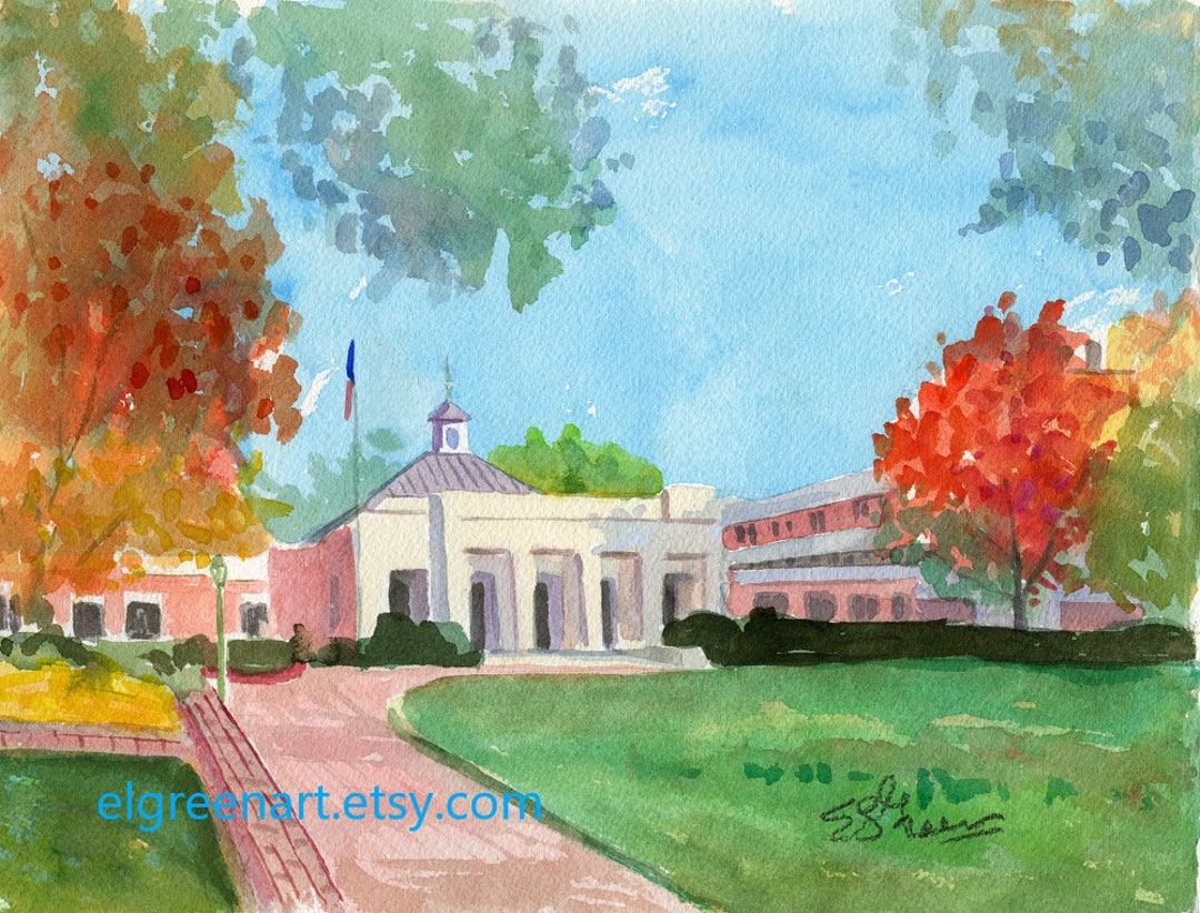 UVA Law School Note Cards With Envelopes. Giclée Prints Available. - Etsy