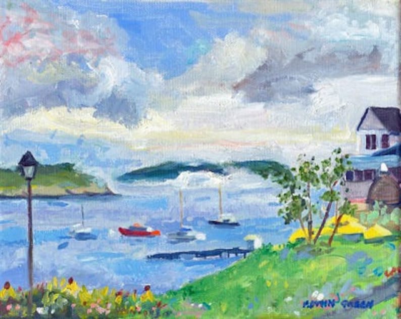 Maine Coast Note Cards With Envelopes series 1. Giclée - Etsy
