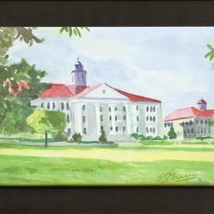 James-madison-university (jmu)-wilson Hall. Giclée Prints and Note ...