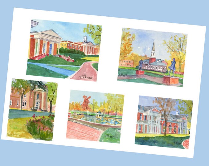 Emory and Henry College Note Cards With Envelopes. Giclée Prints and ...