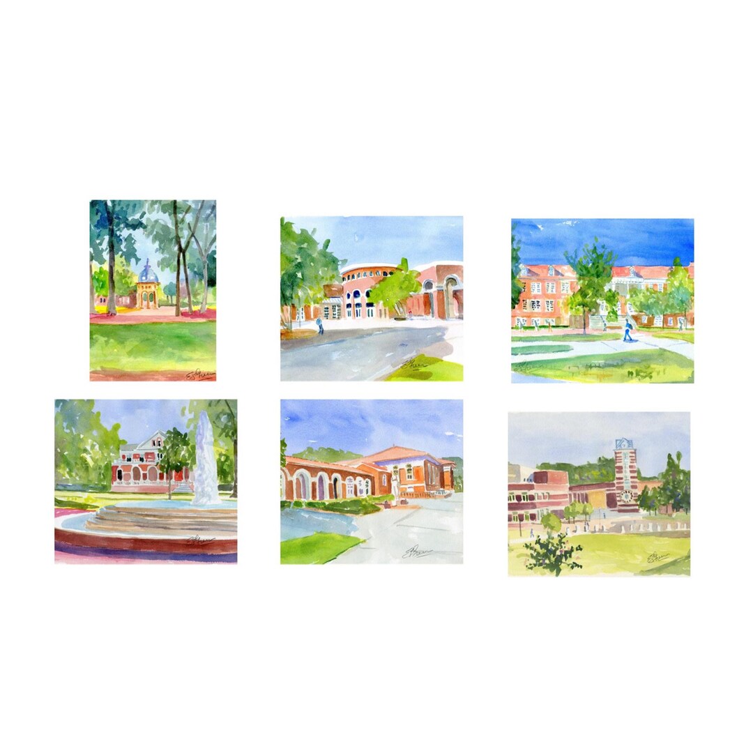 East Carolina University (ECU) Note Cards With Envelopes. Giclée Prints ...