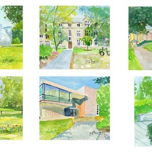 Bard College-note Cards With Envelopes. Giclée Prints Available. - Etsy