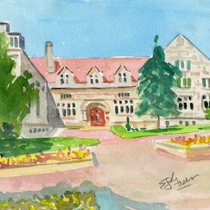 Indiana University-bloomington (IND). Note Cards With Envelopes. Giclée ...