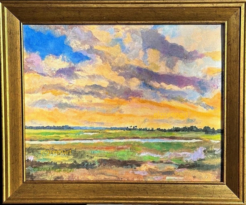 Chesapeake Bay Giclée Print-bavon Marsh-mathews County, VA. Giclée ...