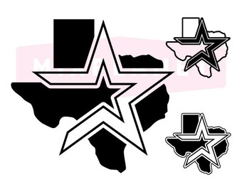 Houston astros dxf | Etsy