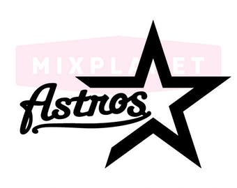 Houston astros dxf | Etsy